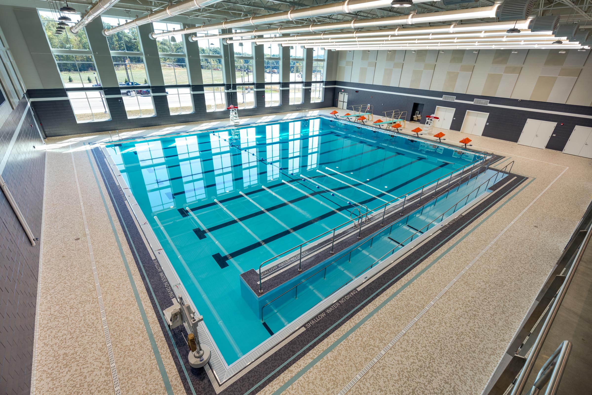 West Jefferson Hills High School Natatorium | Competition Pool Design ...